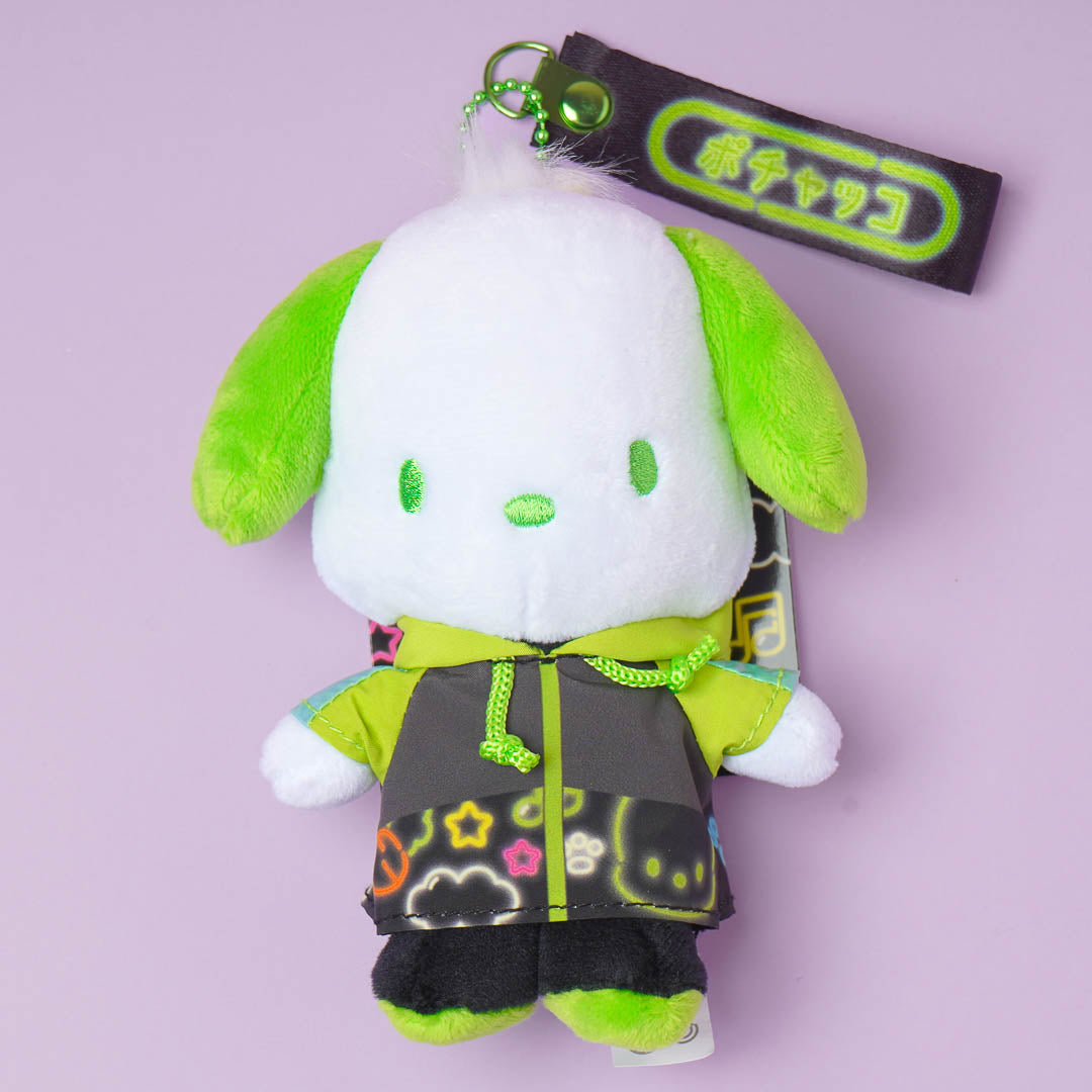 Pochacco Shibuya Neon Night Plushie Charm – Blippo