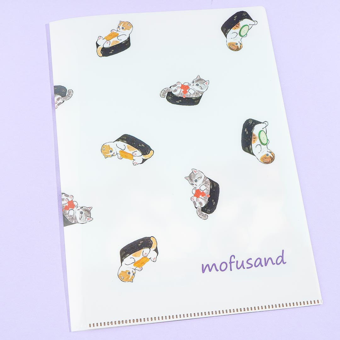Mofusand Sushi Time A5 File Folder – Blippo