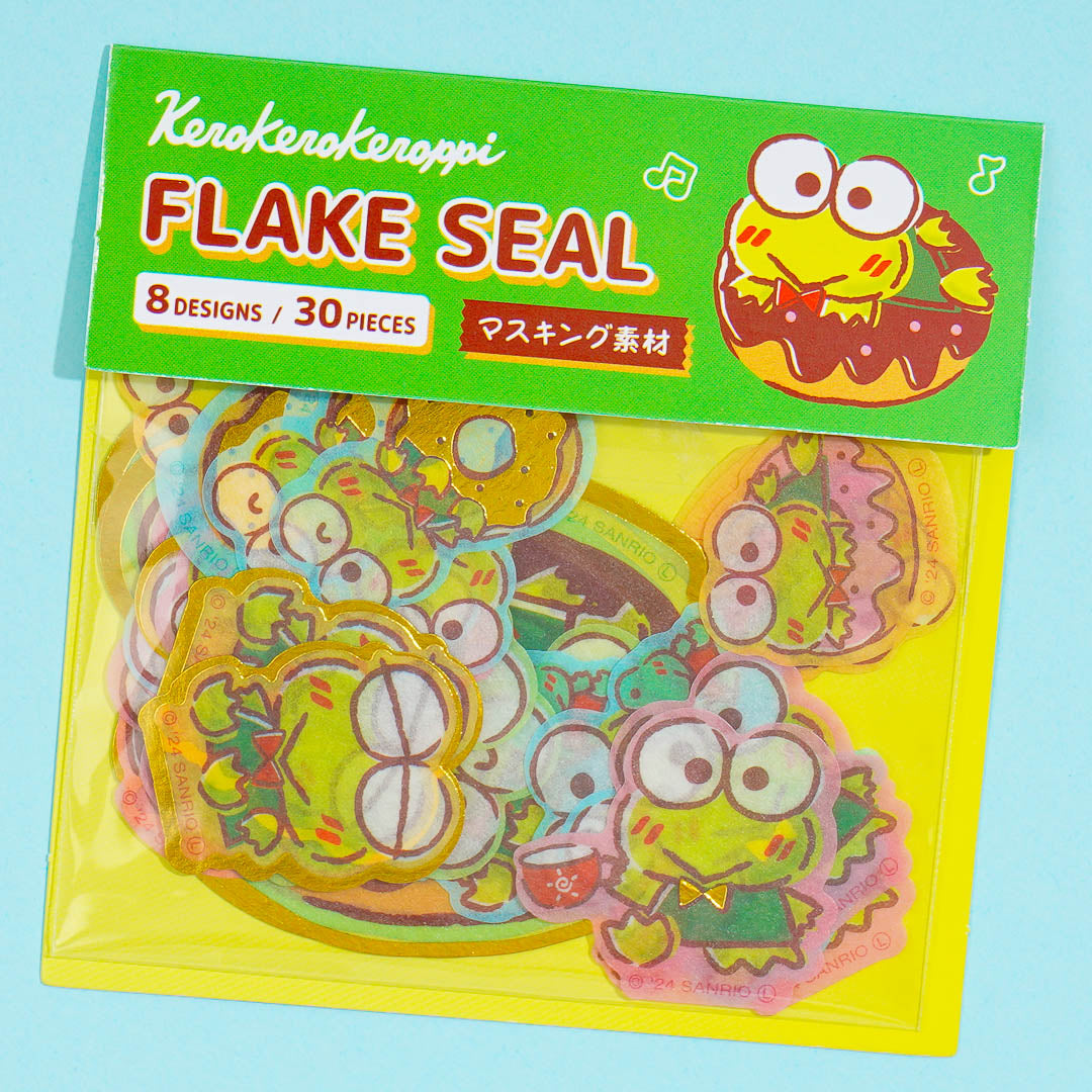 Kero Kero Keroppi Donut Love Flake Stickers – Blippo