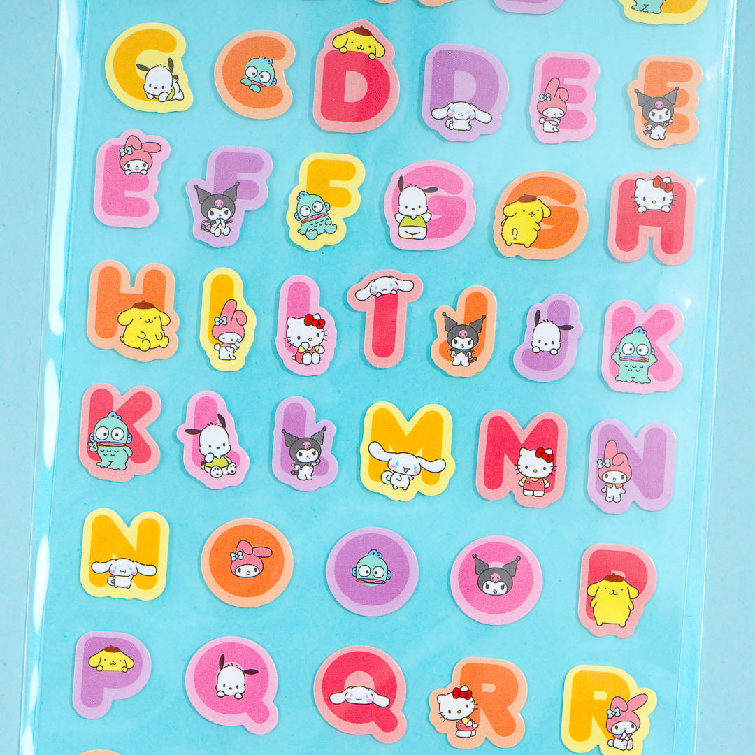 Sanrio Characters English Alphabet Stickers – Blippo