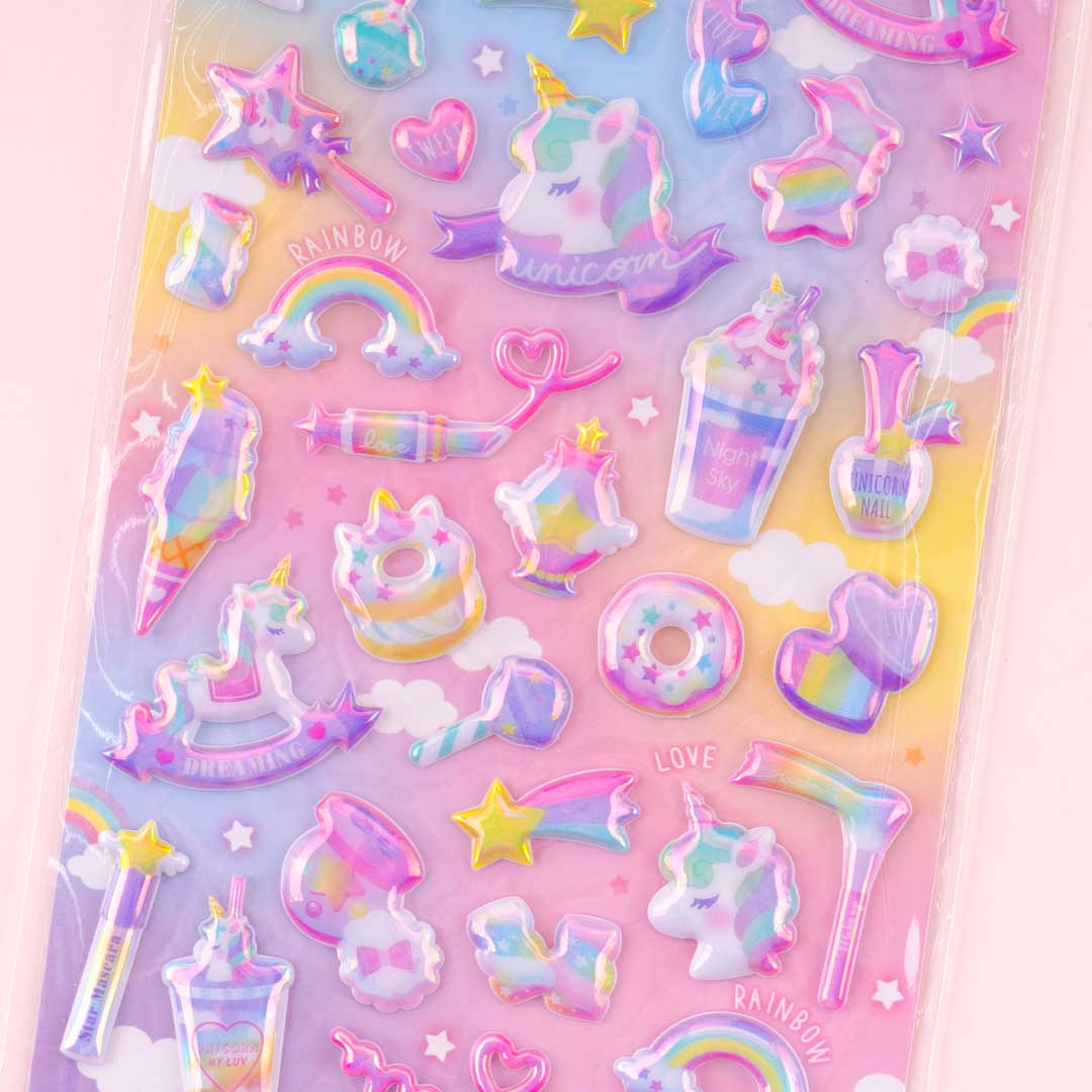 Magical Unicorn Sugar Drop Stickers Blippo