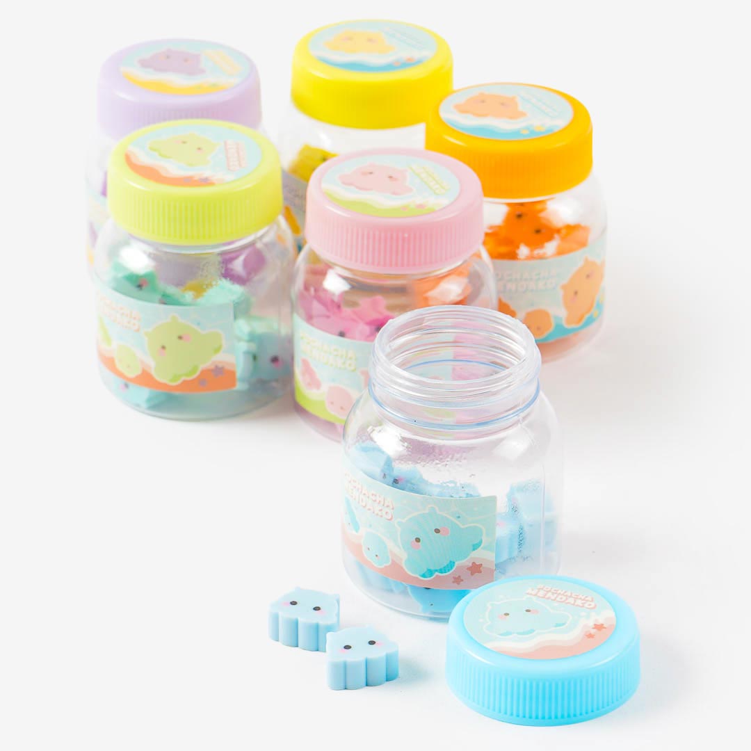 Chubby Octopus Mini Eraser Jar – Blippo