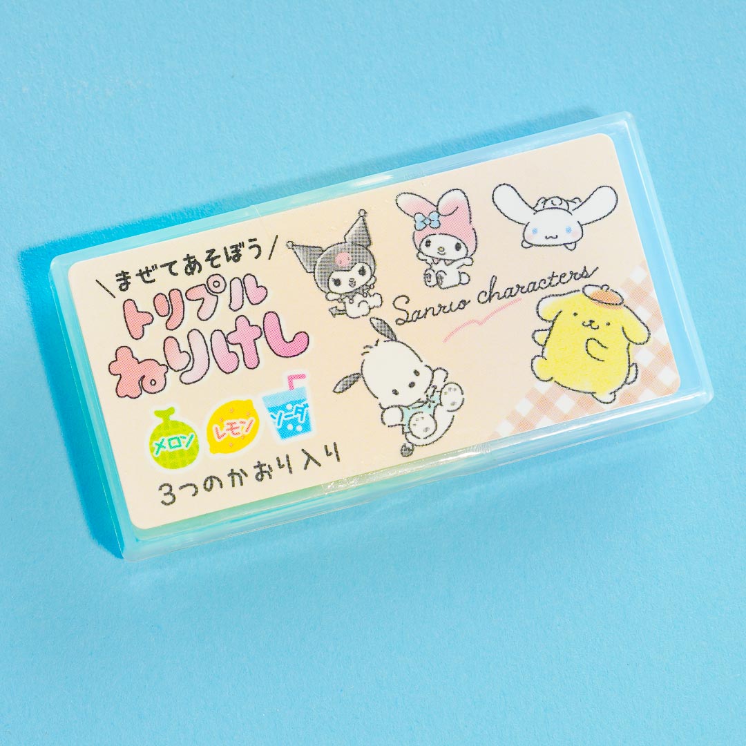 Sanrio Characters Nerikeshi Eraser Set - 3 pcs – Blippo
