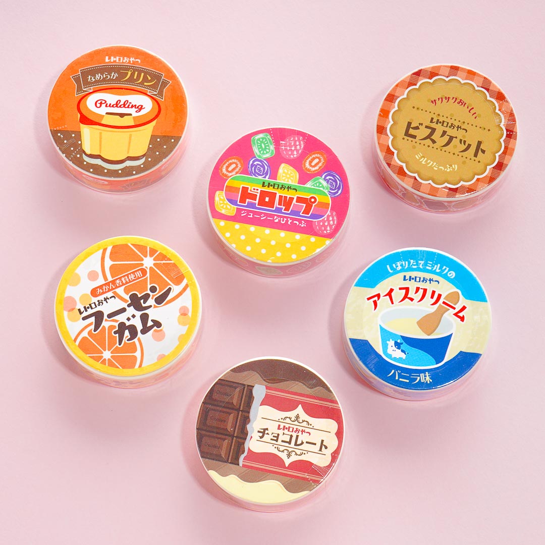 Retro Japanese Snack Masking Tape – Blippo
