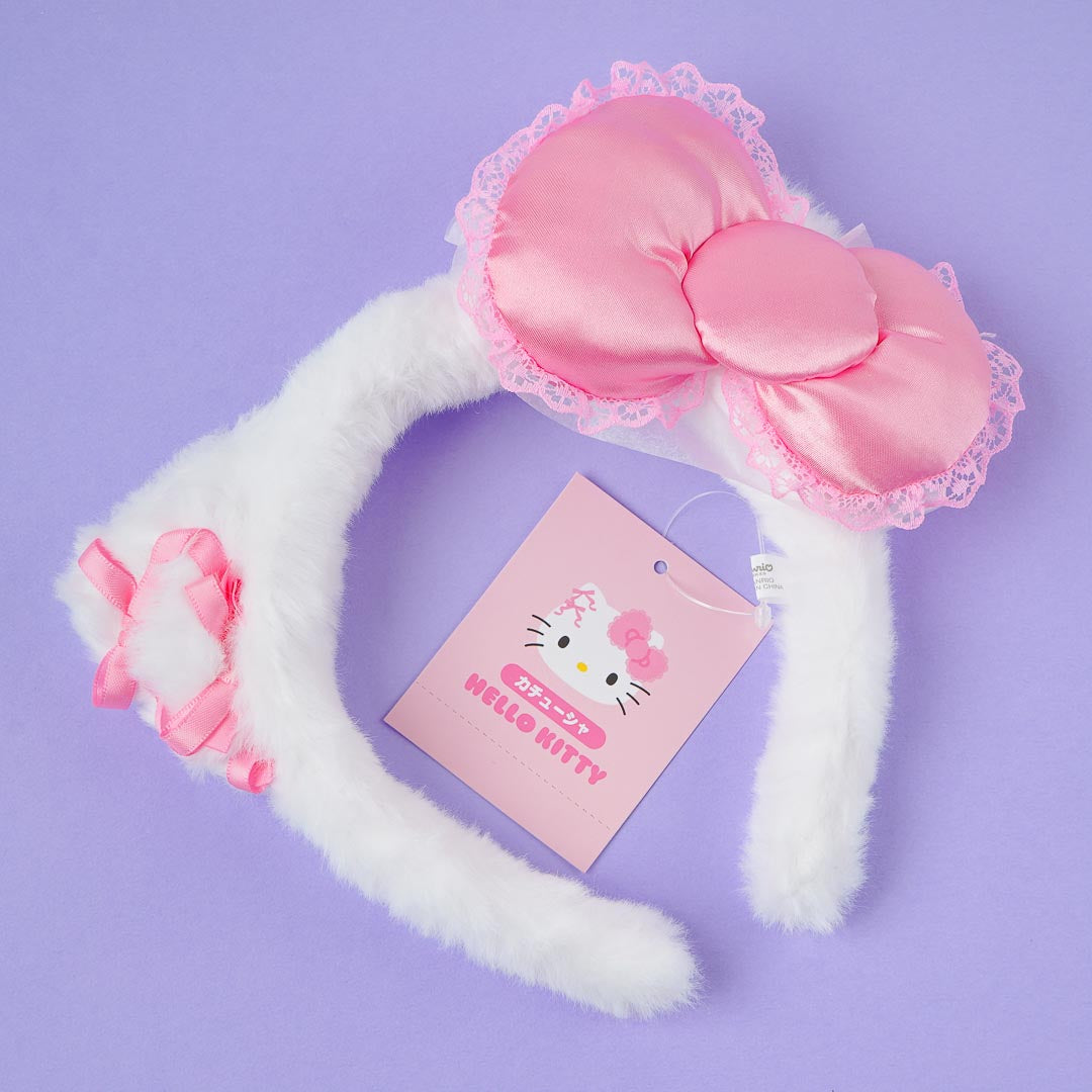 Hello Kitty Fluffy Ears Headband – Blippo