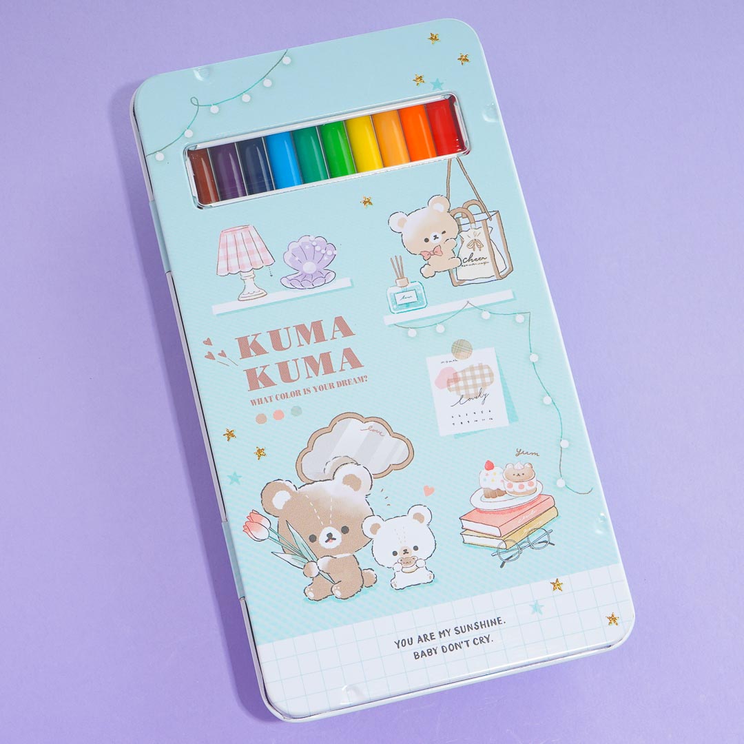 Kuma Kuma Room Colored Pencil Set – Blippo