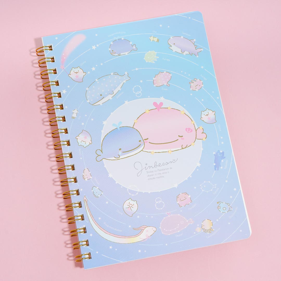 Jinbesan Blue Constellation B6 Spiral Notebook – Blippo