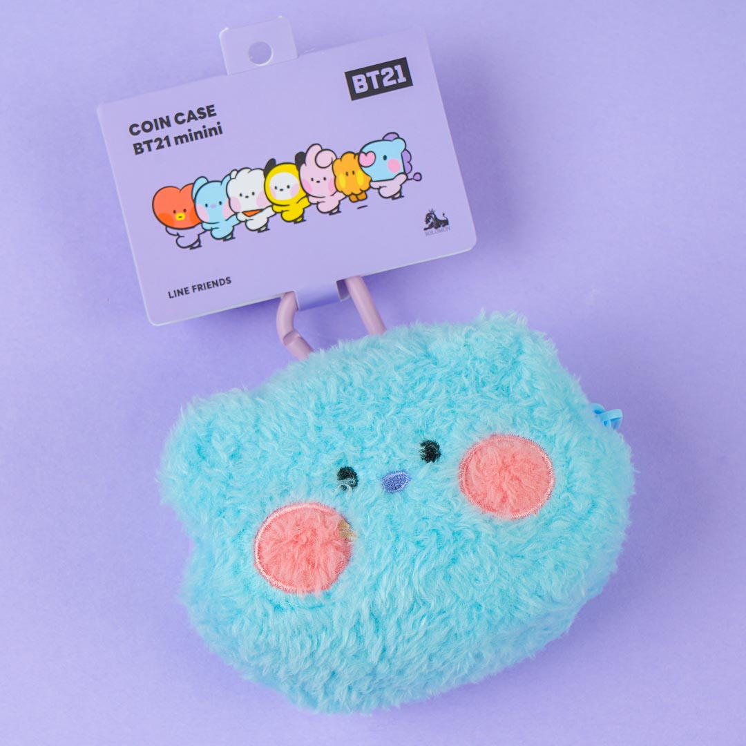 BT21 Fluffy Coin Purse With Carabiner - KOYA – Blippo