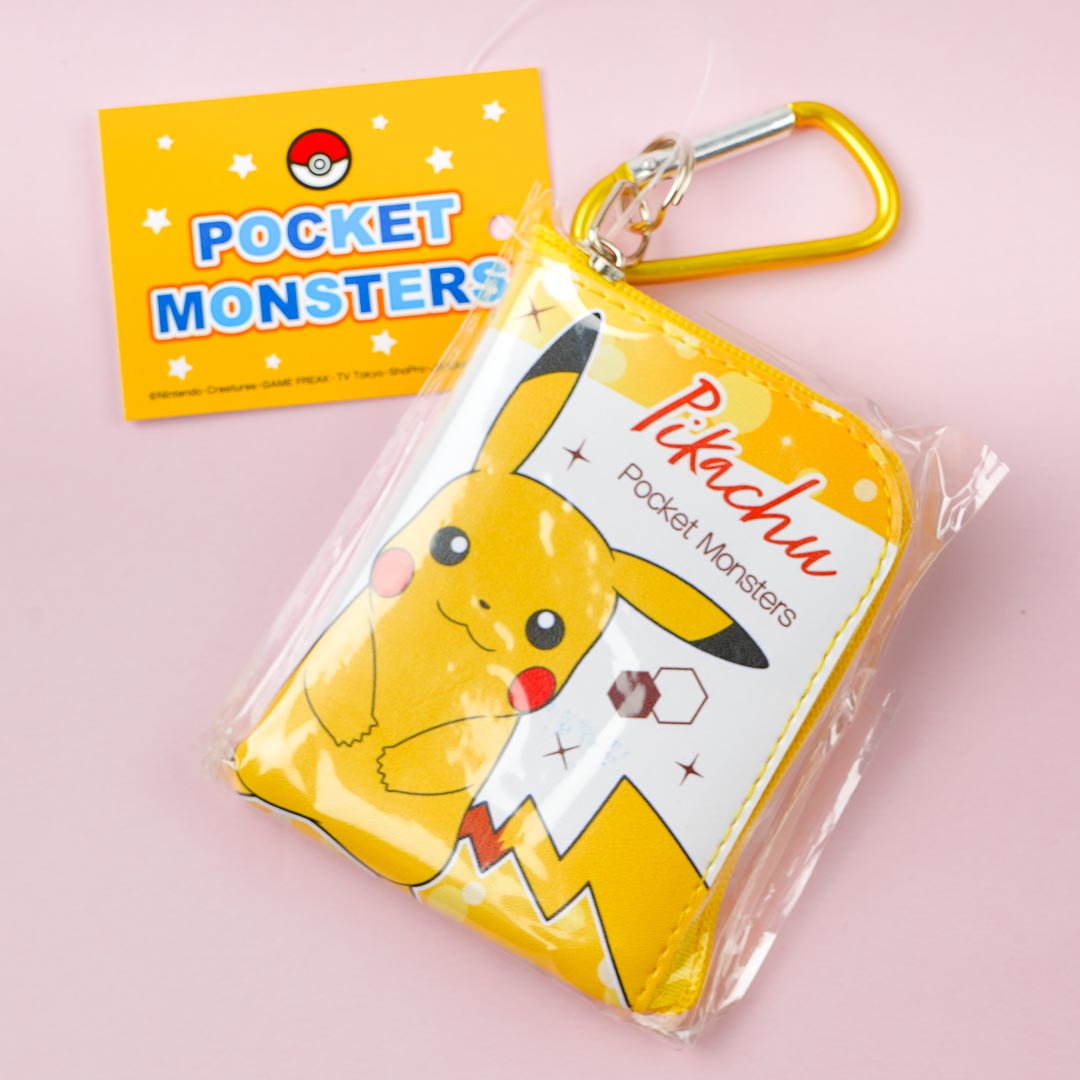 Pokemon L-Shaped Zipper Mini Pouch - Pikachu – Blippo