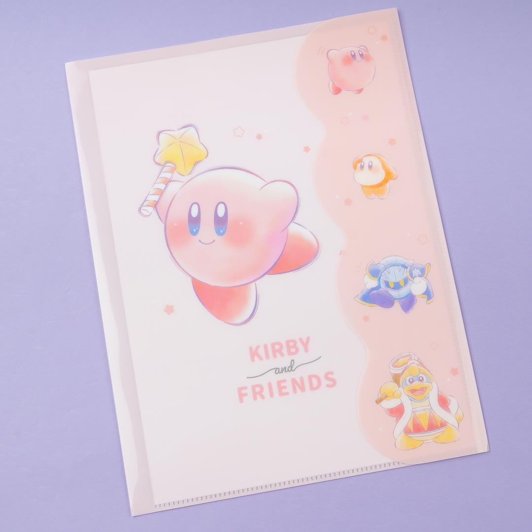 Kirby Wand Fun Die-Cut Clear Index Folder – Blippo
