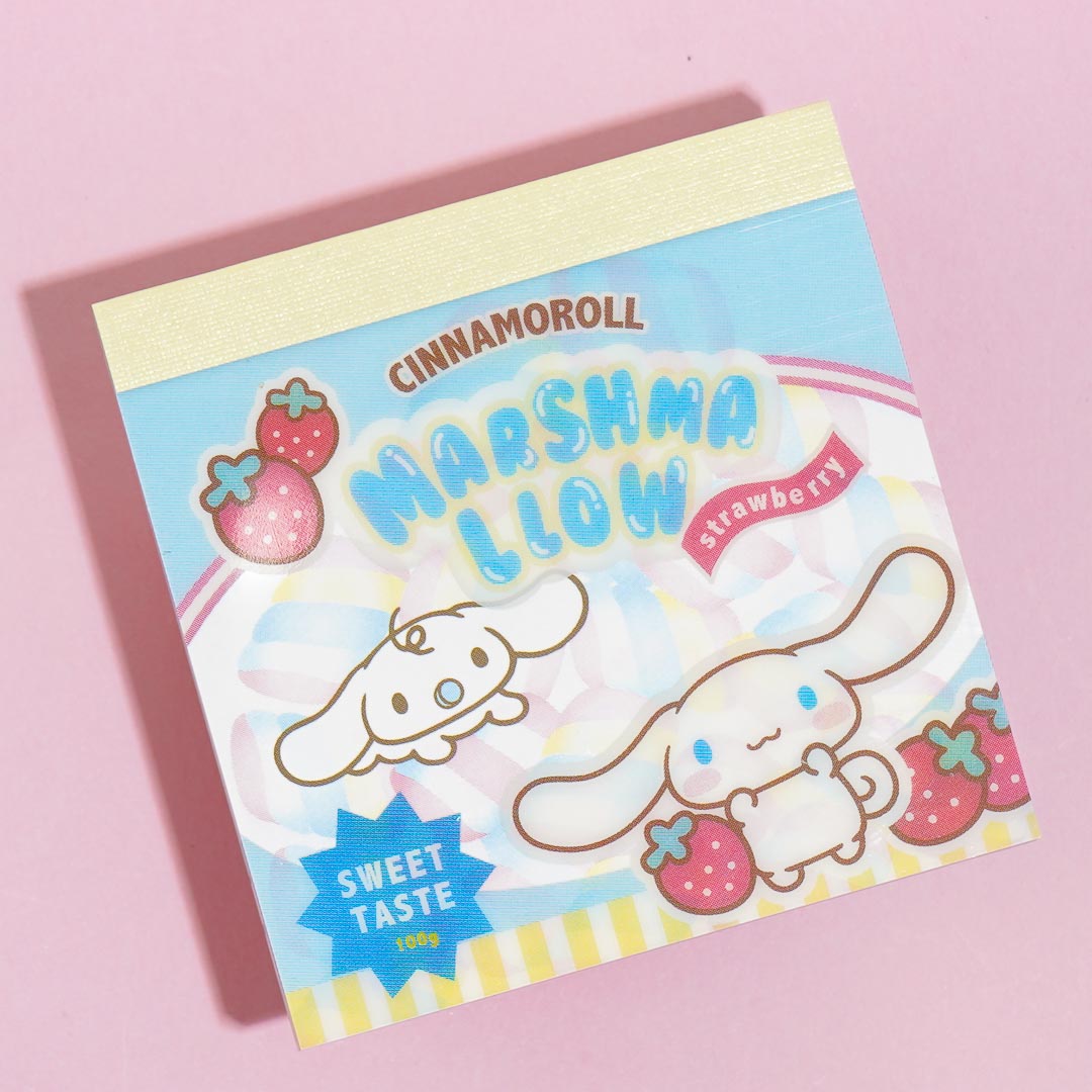 Cinnamoroll Strawberry Marshmallow Mini Memo Pad – Blippo