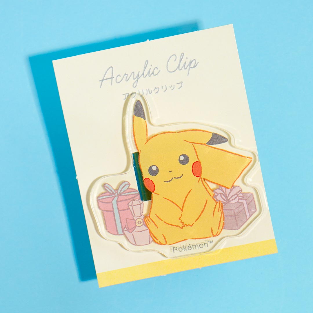 Pokemon Die-Cut Acrylic Clip - Pikachu – Blippo