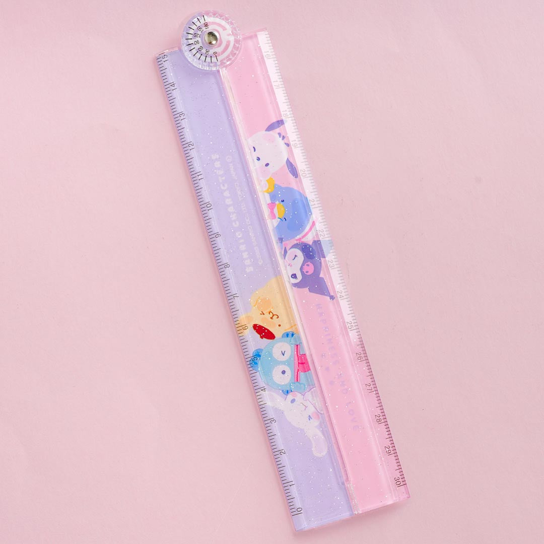 Sanrio Characters Folding Ruler With Protractor – Blippo