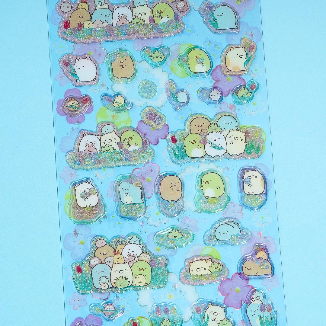 Sumikko Gurashi Zassou & The Garden Harvest Glittery Sticker Sheet – Blippo