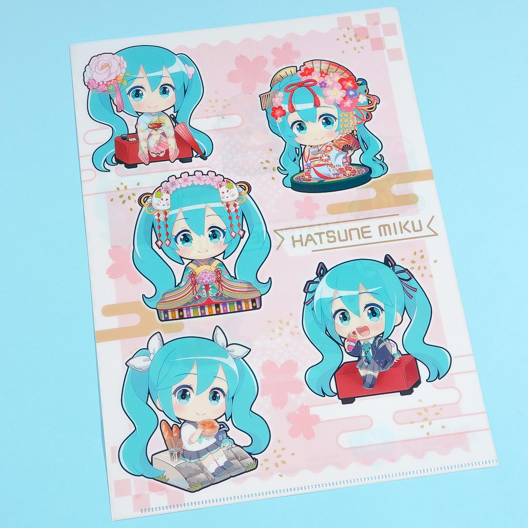 Hatsune Miku Kyoto Chibi Chara Clear Folder – Blippo