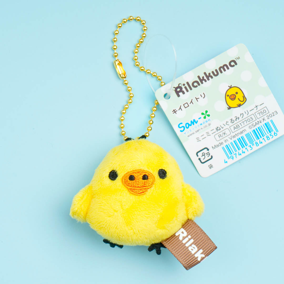 Rilakkuma Phone Cleaner Plushie Charm - Kiiroitori / Mini – Blippo