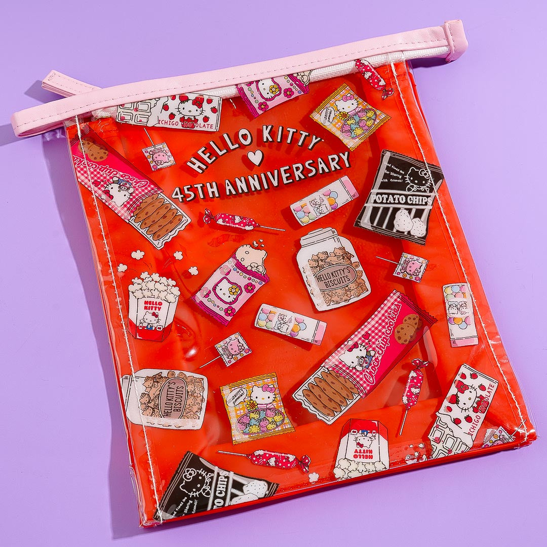 Hello Kitty 45th Anniversary Vinyl Pouch – Blippo