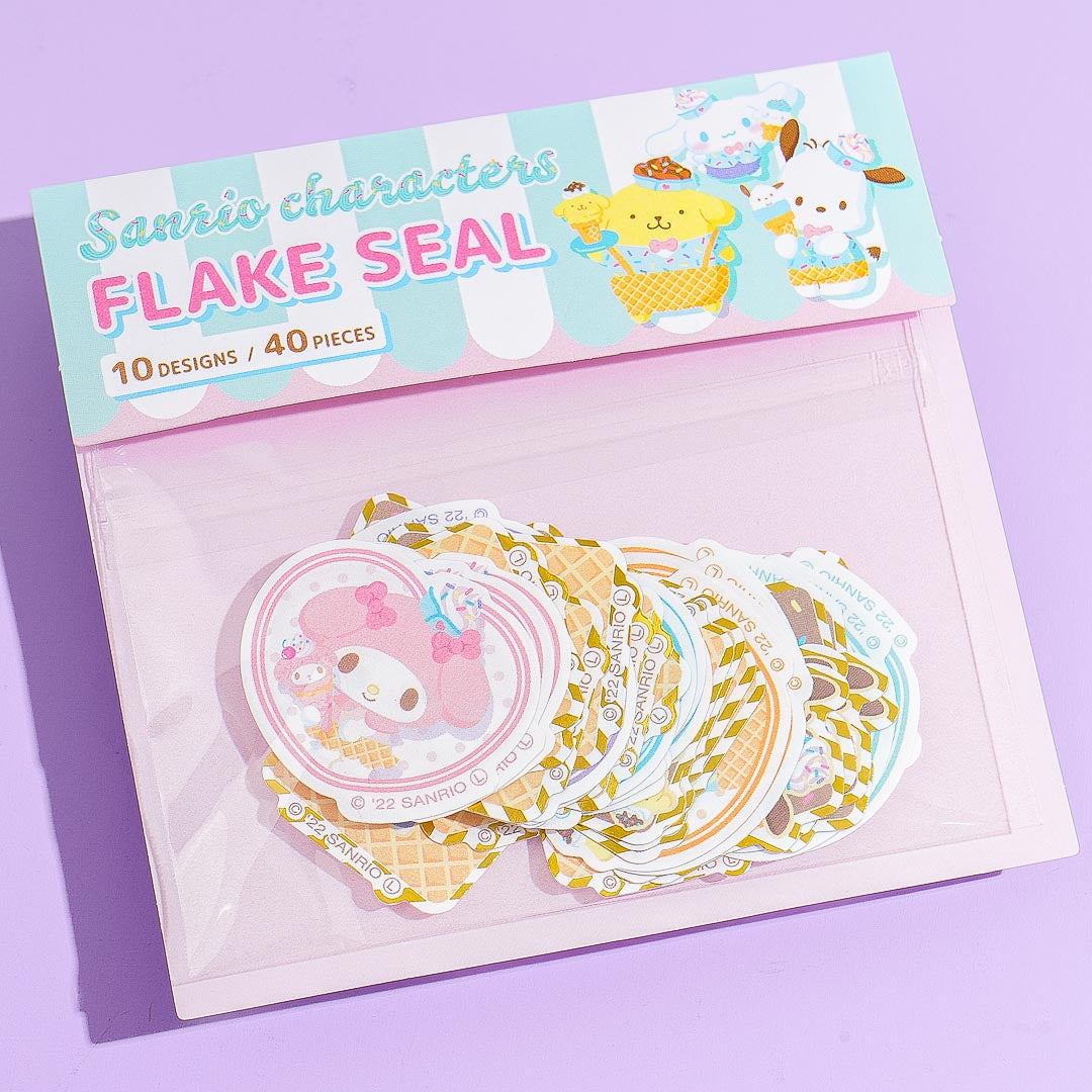 Sanrio Characters Waffle Cone Sticker Flakes – Blippo