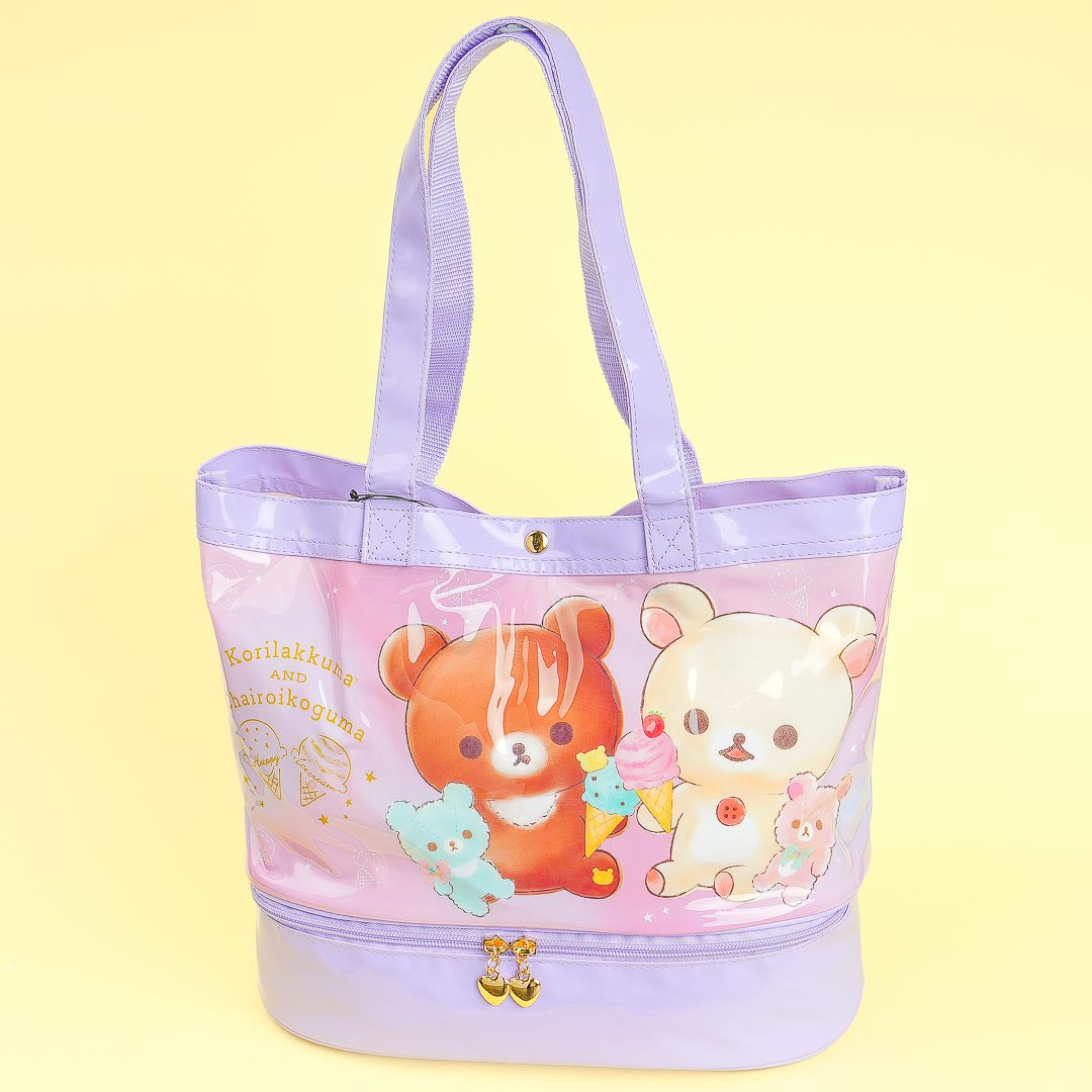 Rilakkuma & Korilakkuma Ice Cream Vinyl Summer Bag – Blippo