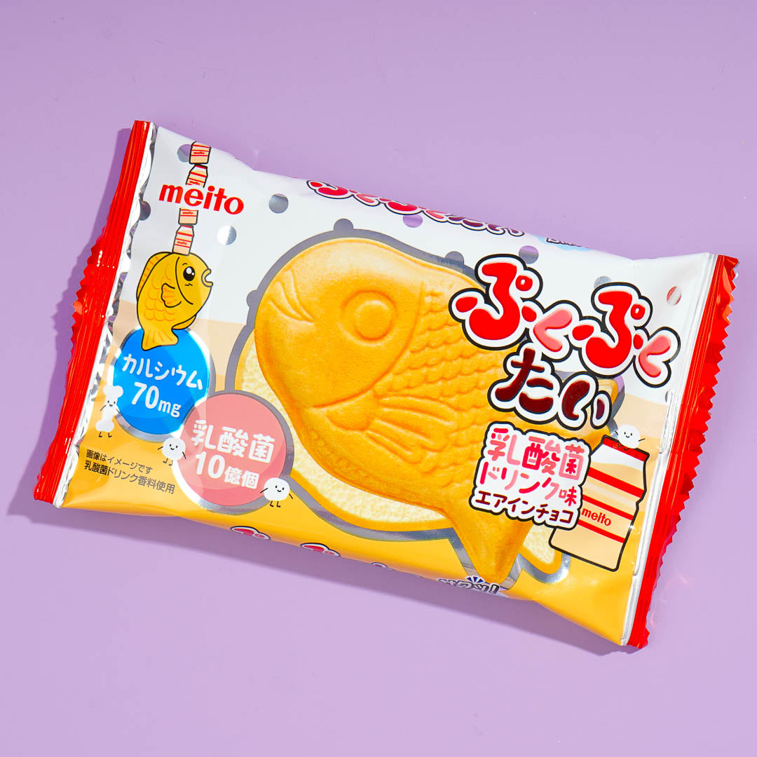 Meito Puku Puku Tai Fish Shaped Wafer - Lactic-Acid Drink – Blippo