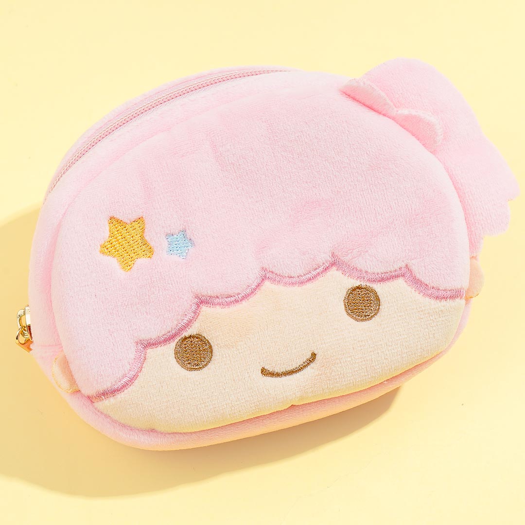 Little Twin Stars Round Fluffy Coin Purse - Lala – Blippo