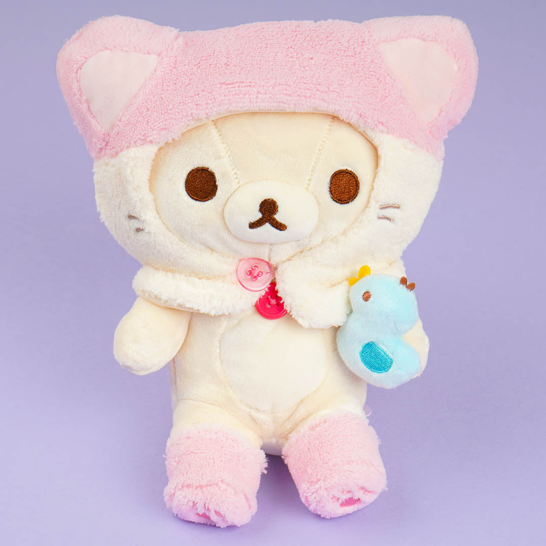 Rilakkuma Neko Neko No Yu Plushie - Korilakkuma / Medium – Blippo