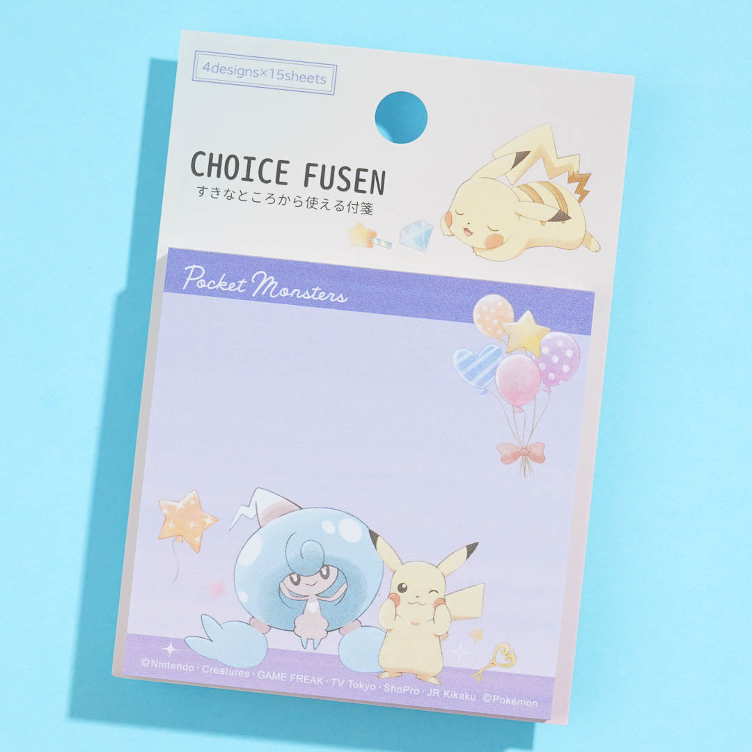 Pokemon Choice Fusen Party Memo Pad – Blippo