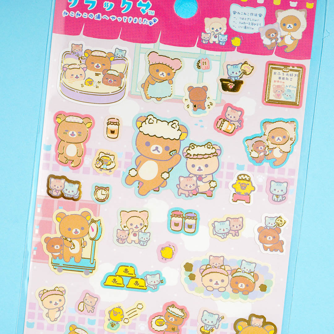 Rilakkuma Onsen Stickers – Blippo