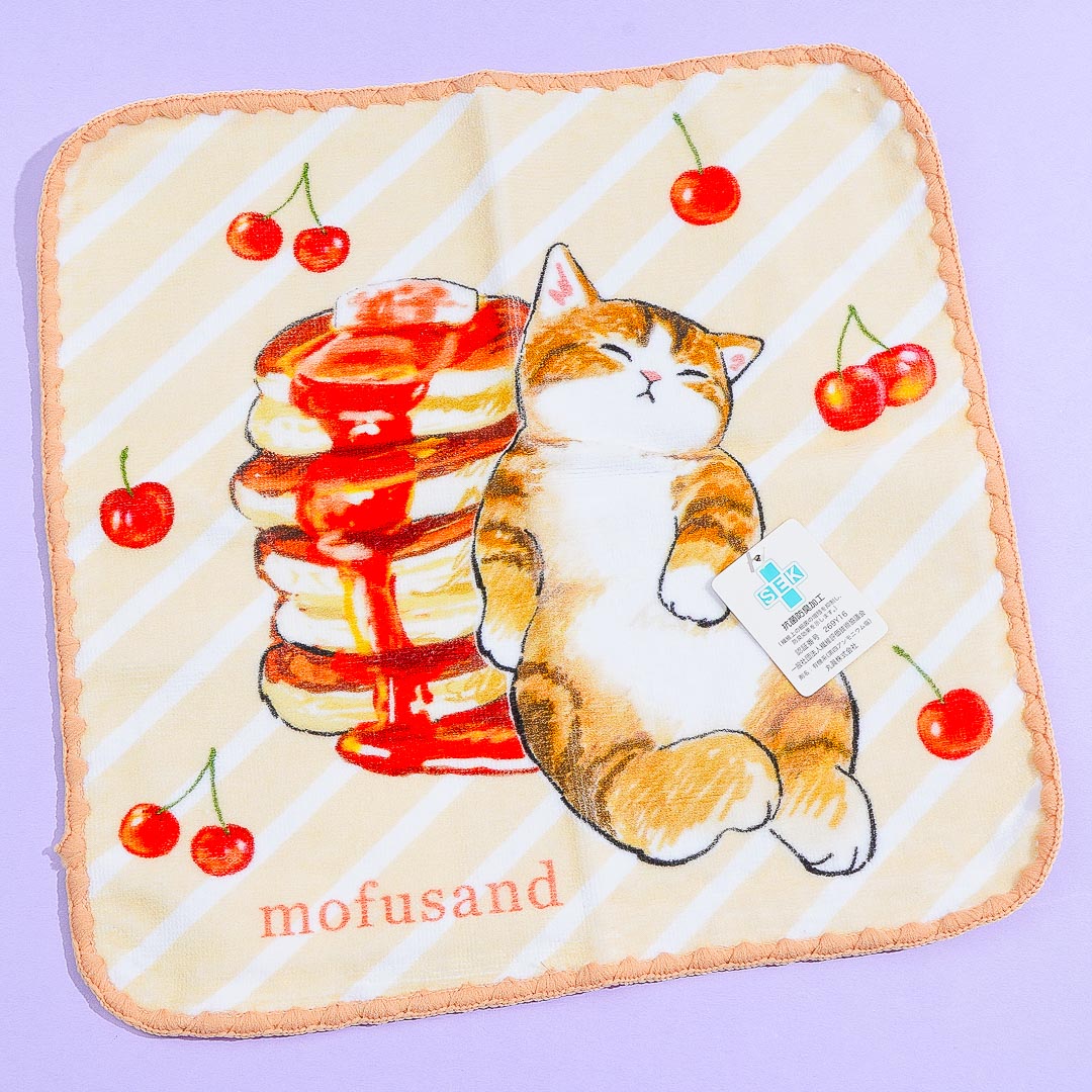 Mofusand Pancake Cat Face Towel – Blippo