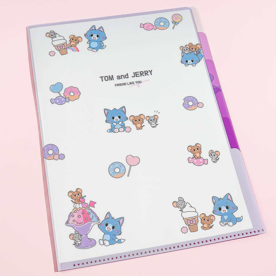 Tom & Jerry Sweets Party Multi-Slot A4 File Folder – Blippo