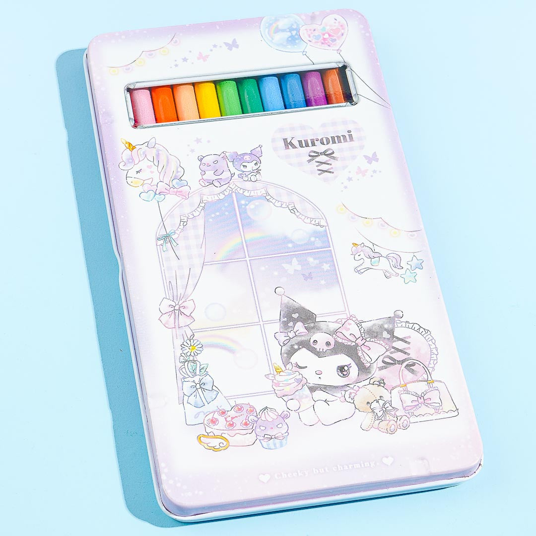 Kuromi Cheeky Colored Pencil Set – Blippo