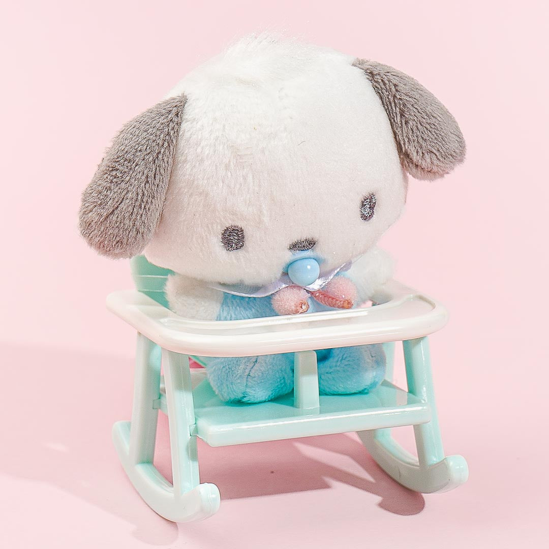 Pochacco Baby Plushie Charm With Rocking Chair – Blippo