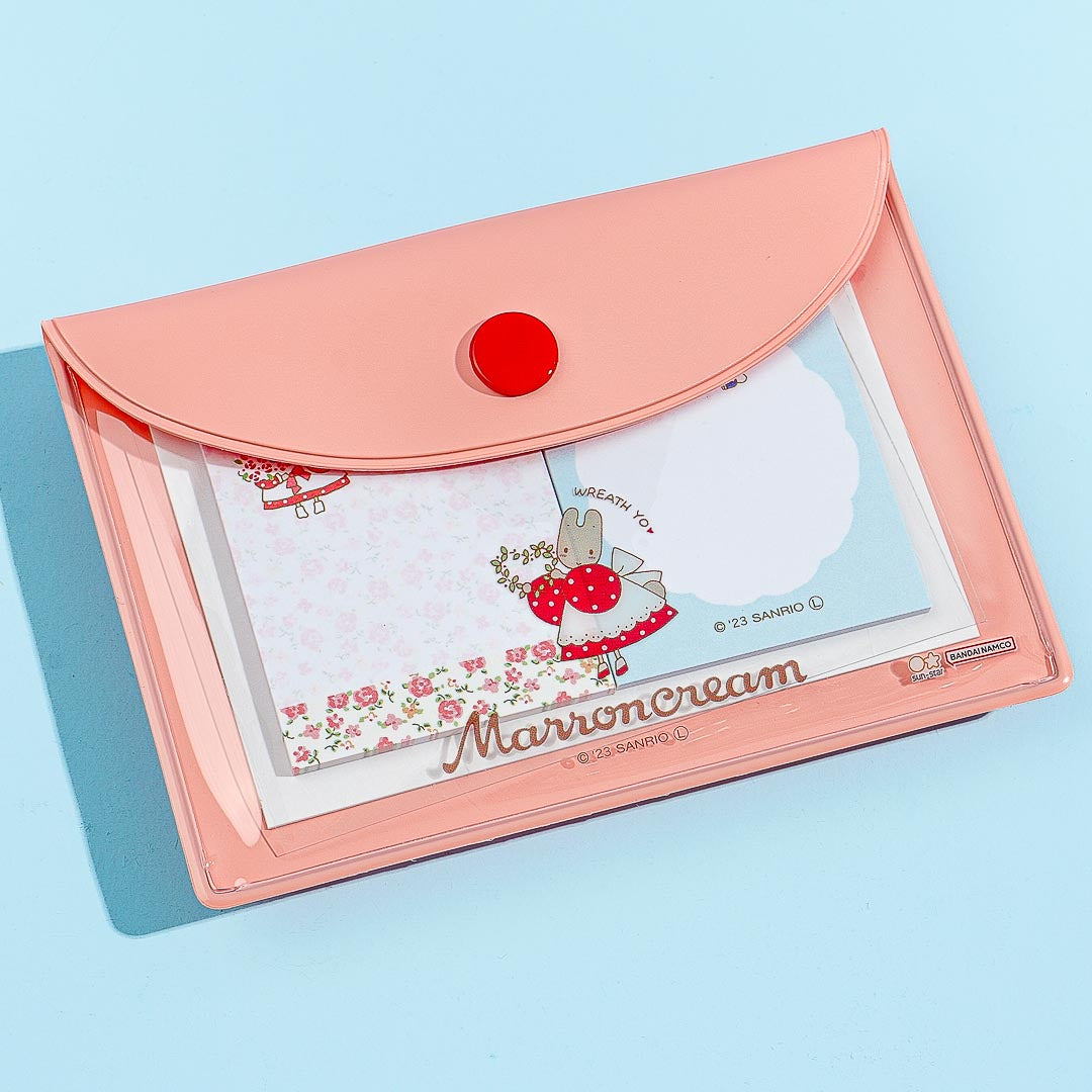 Marron Cream Sticky Notes With Case – Blippo