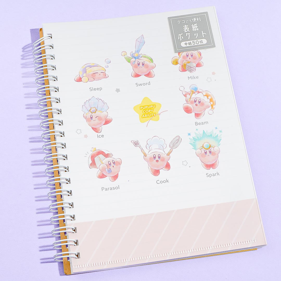 Kirby Copy Ability B6 Spiral Notebook – Blippo