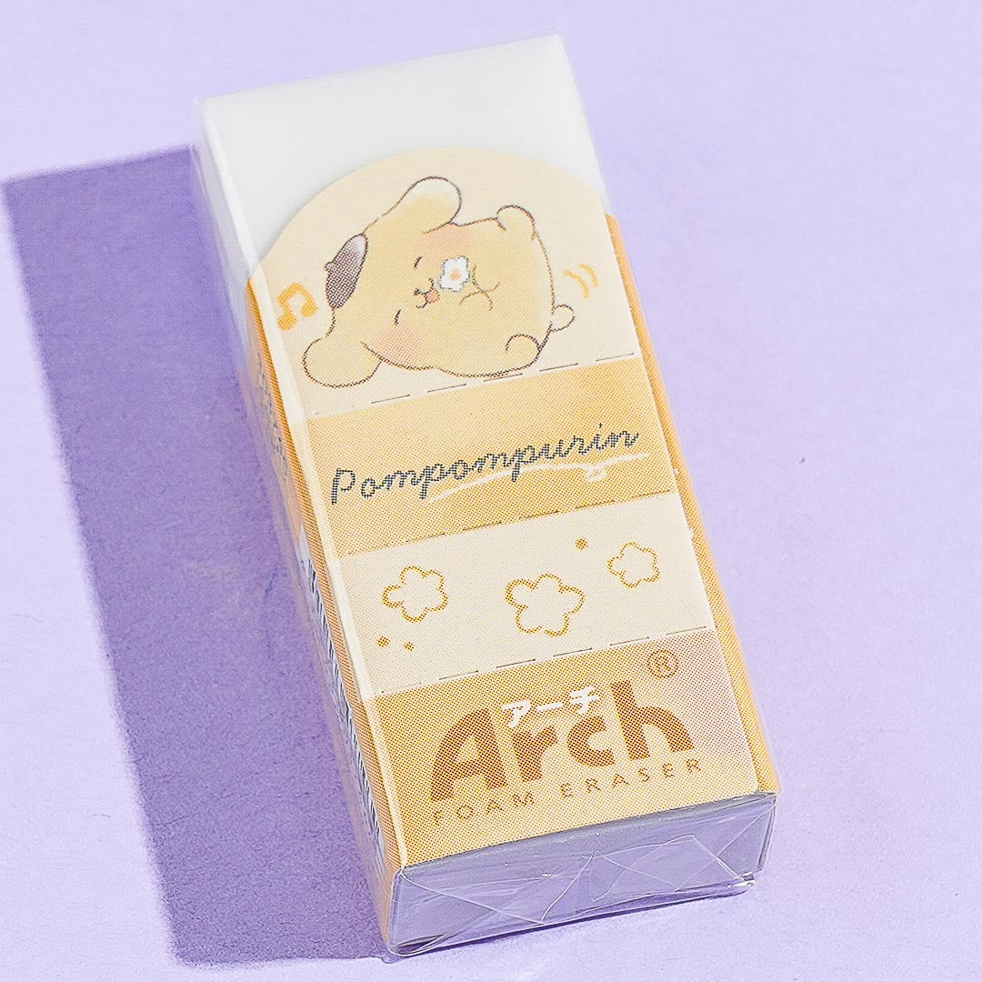 Pompompurin Flower Time Arch Foam Eraser – Blippo