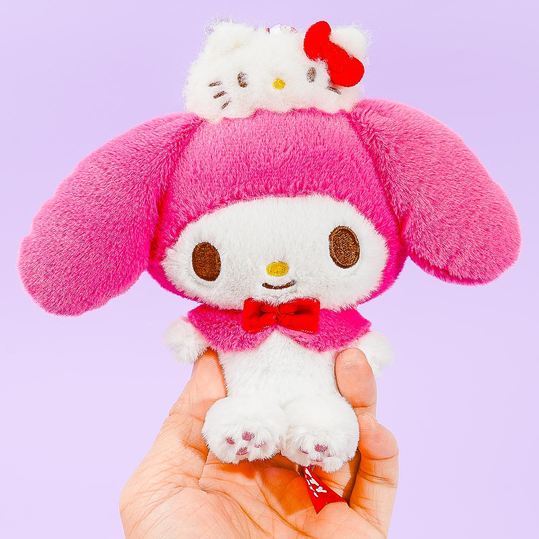 My Melody X Hello Kitty 50th Anniversary Plushie Medium Blippo My Melody X Hello Kitty 50th Anniversary Plushie Medium Blippo