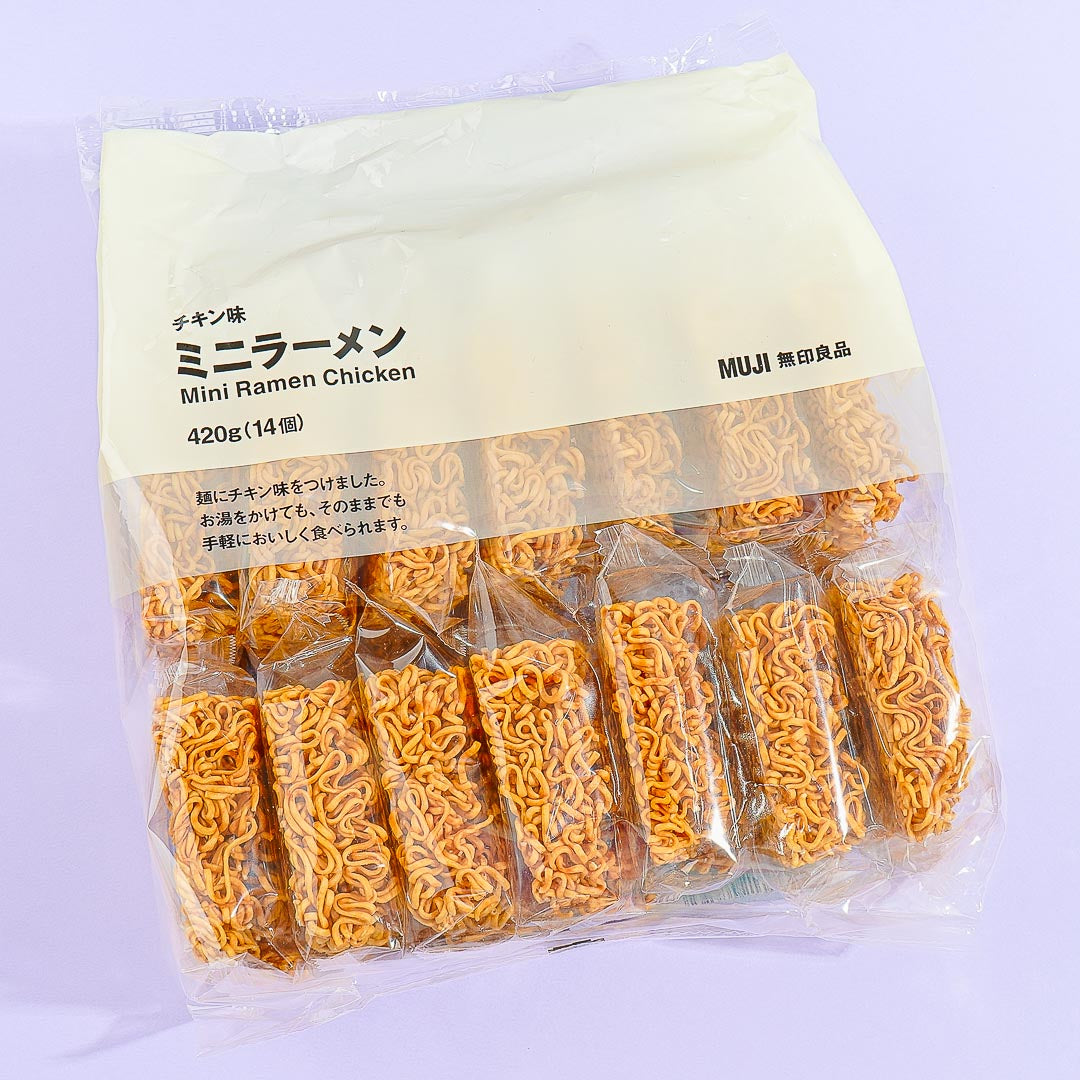 MUJI Mini Ramen Snacks Large Bag - Chicken – Blippo