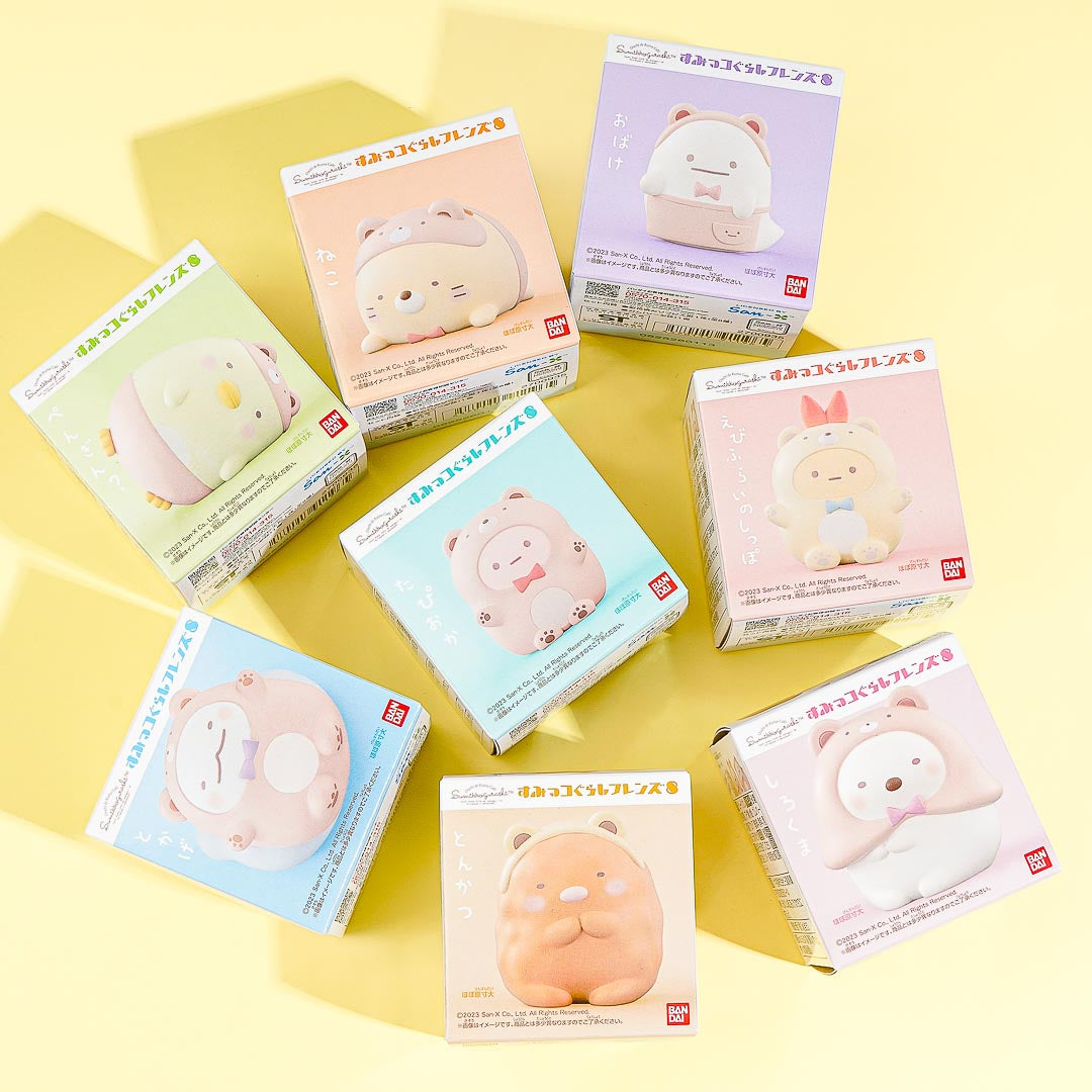 Sumikko Gurashi Friends 8 Figure With Gum – Blippo