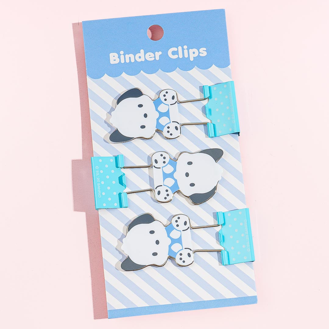Pochacco Polka Dot Binder Clip Set - 3pcs – Blippo