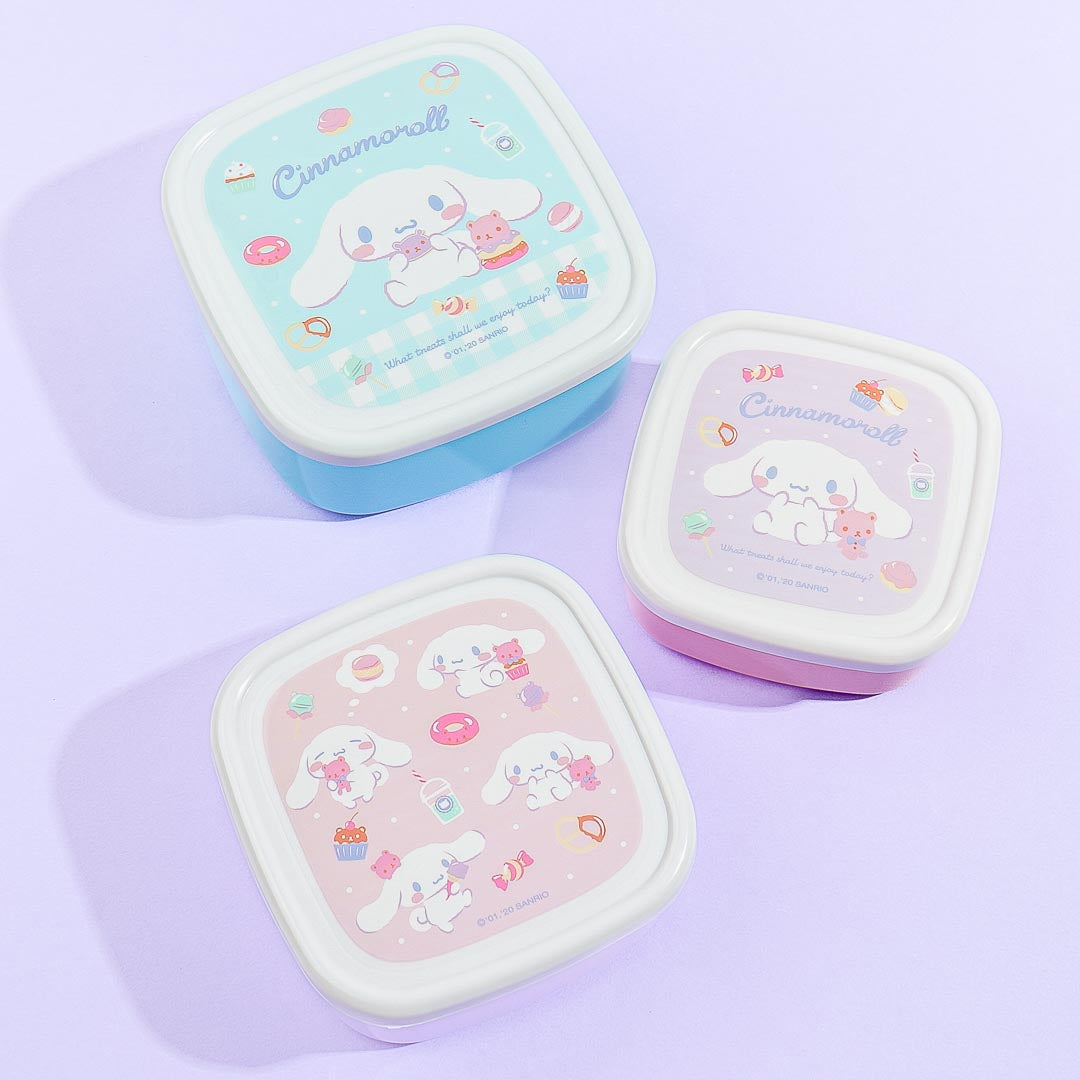 Cinnamoroll Sweet Treats Lunch Box Set - 3 pcs – Blippo