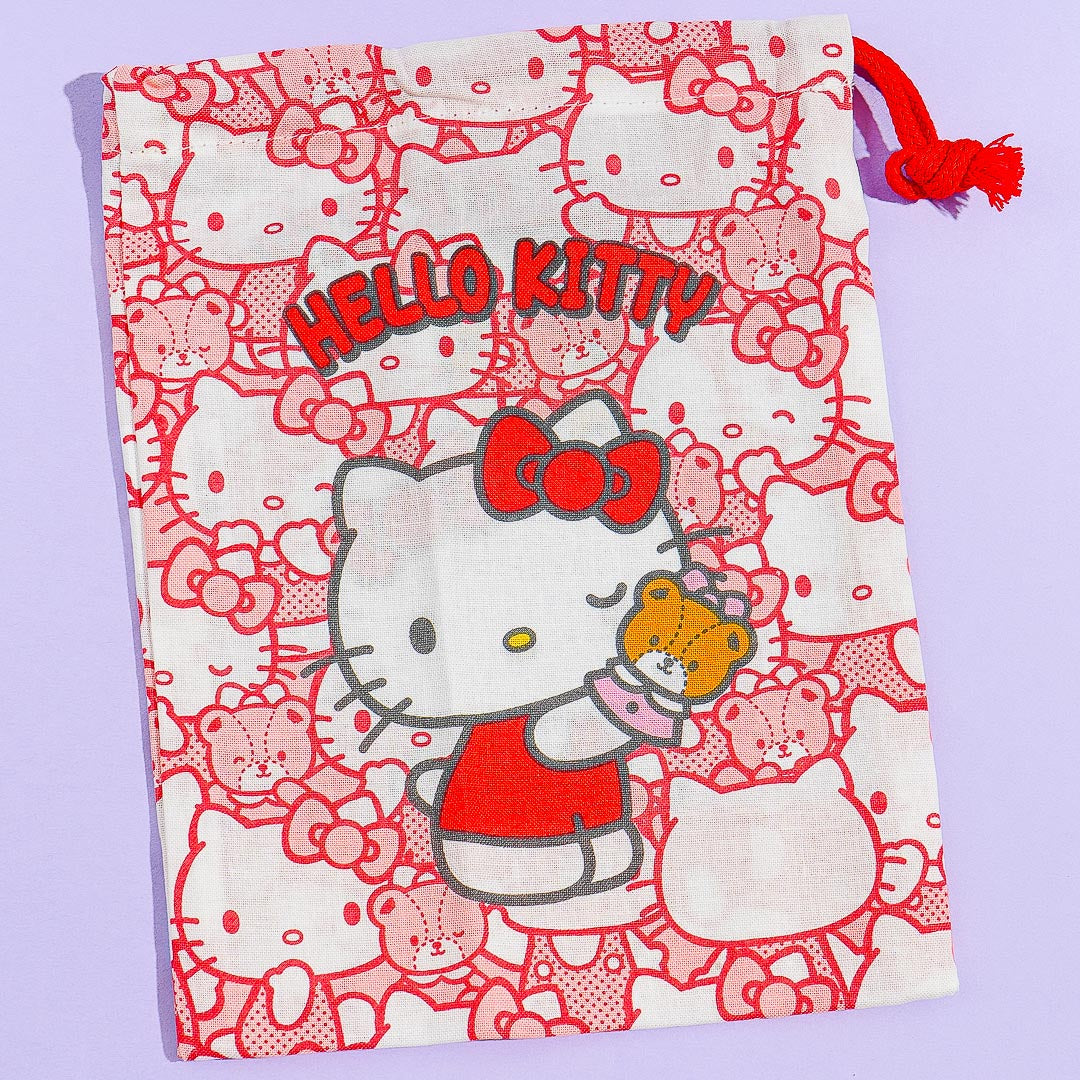 Hello Kitty Friendship Overload Drawstring Pouch – Blippo