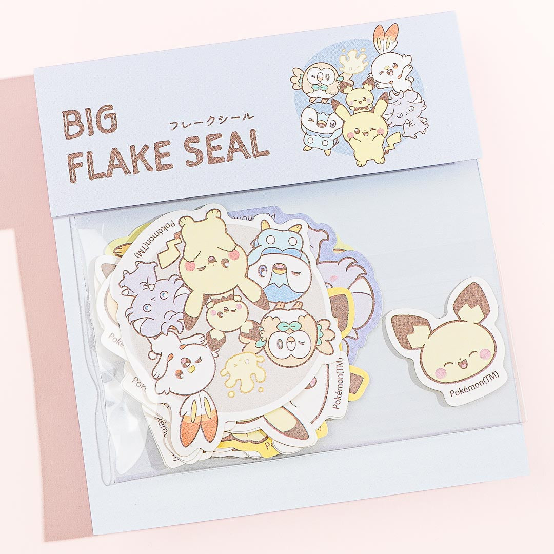 Pokemon Pokepeace Big Flake Seal Set B – Blippo