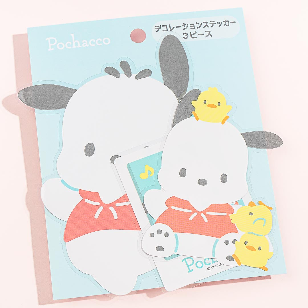 Pochacco Pose Die-Cut Deco Sticker Set – Blippo
