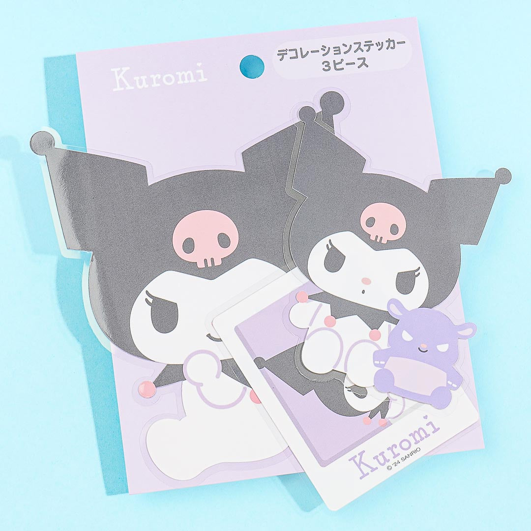 Kuromi Pose Die-Cut Deco Sticker Set – Blippo