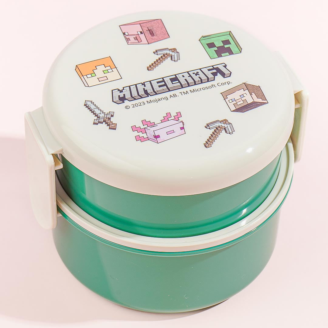 Minecraft Stackable Round Bento Box Set – Blippo