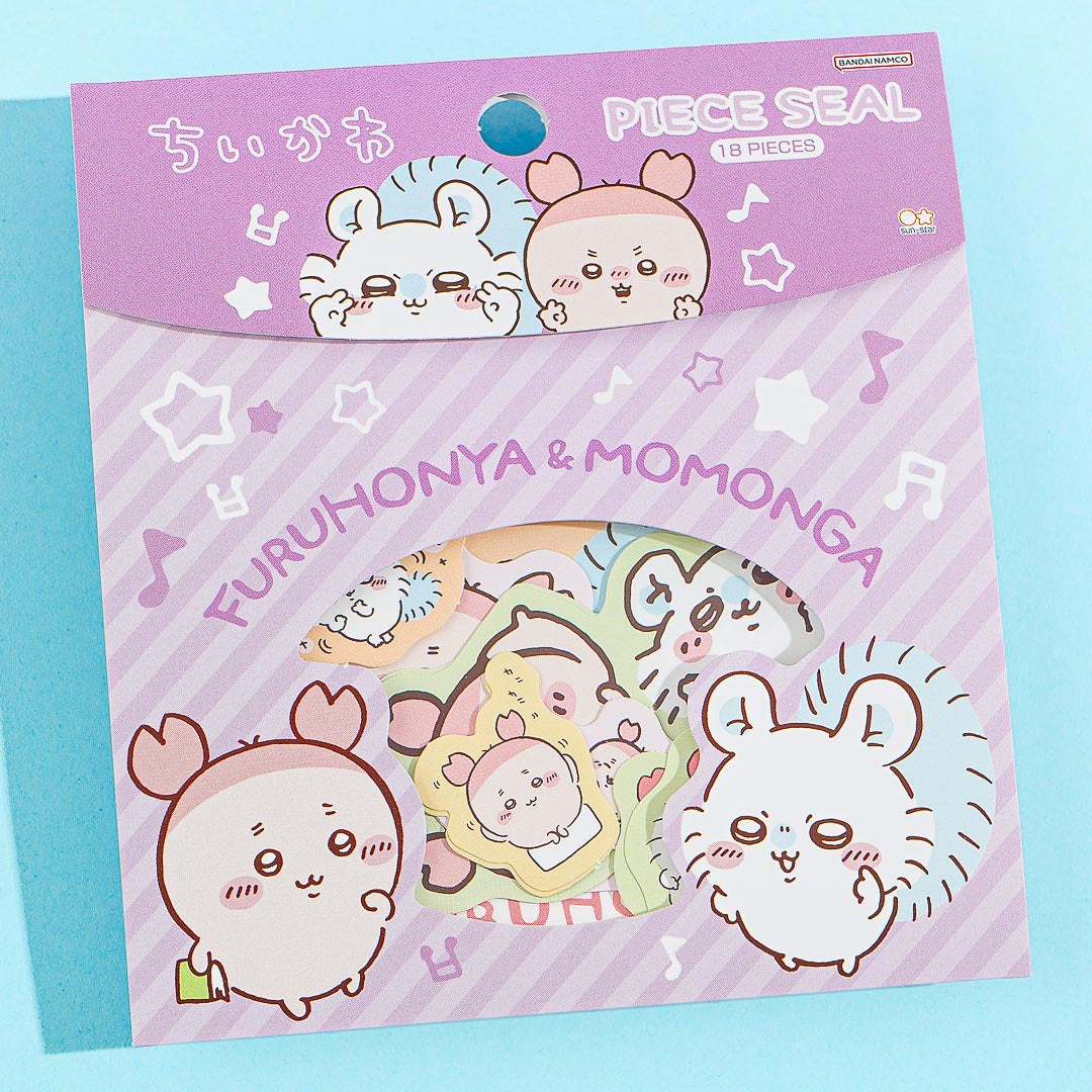 Chiikawa Furuhonya & Momonga Piece Seal Stickers – Blippo