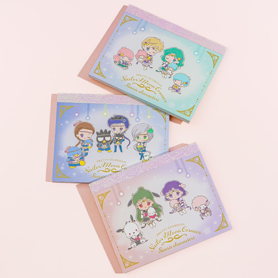 Sailor Moon Cosmos x Sanrio Characters Memo Set - Outer Guardians – Blippo