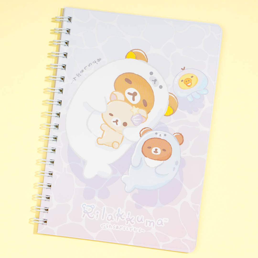 Rilakkuma Ocean Relaxed Mood B6 Spiral Notebook – Blippo