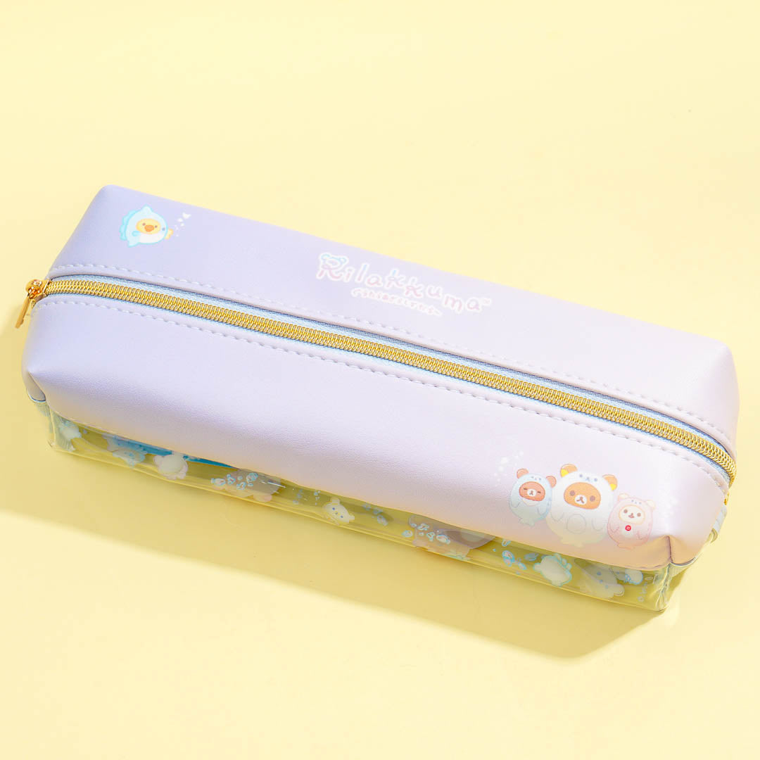 Rilakkuma Ocean Relaxed Mood Double-Sided Pencil Case – Blippo
