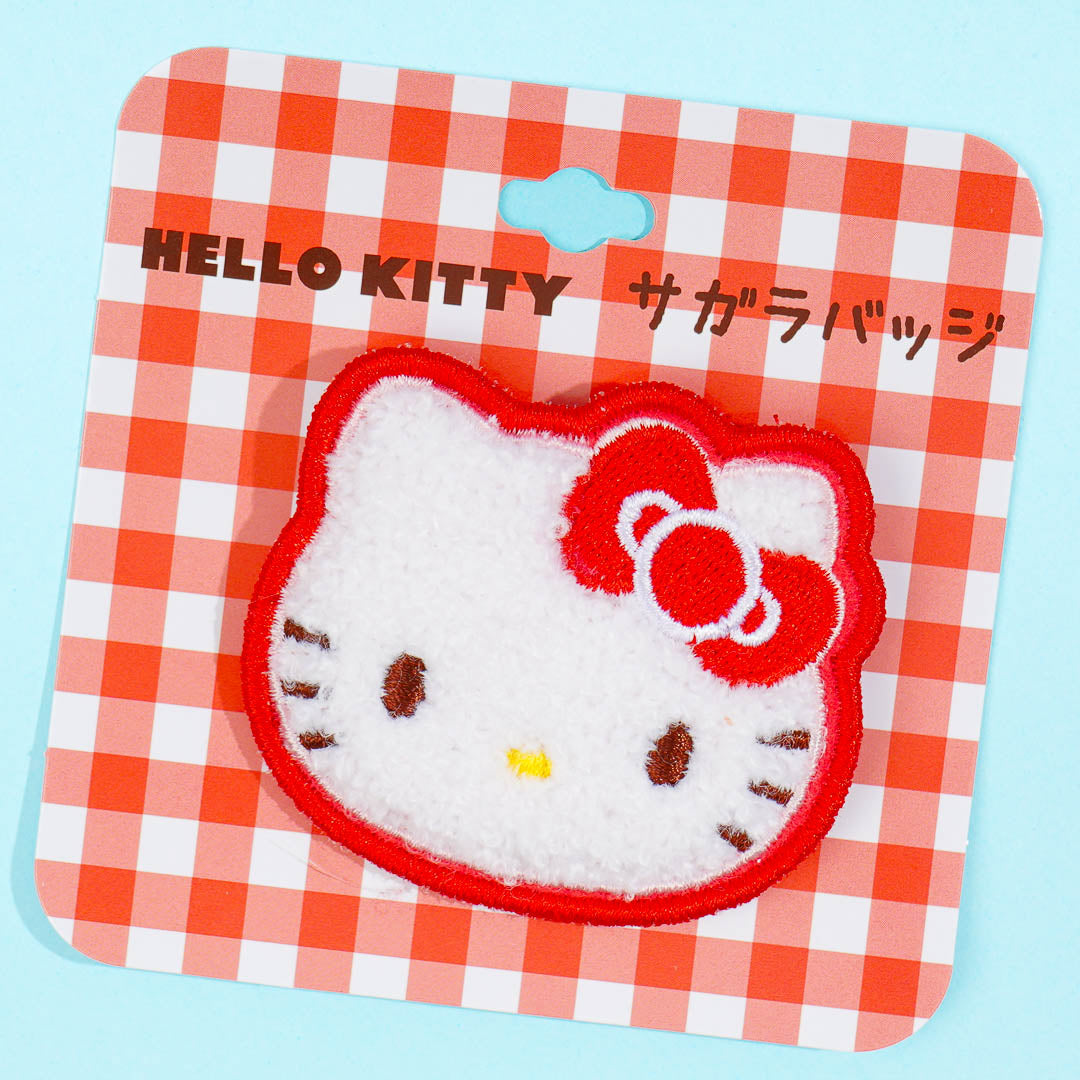 Hello Kitty Fluffy Embroidered Badge – Blippo
